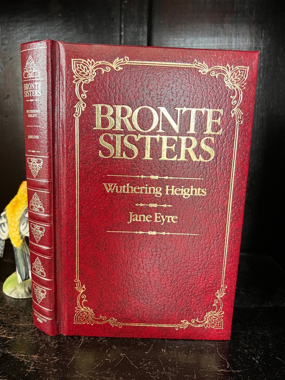 Vintage Book Bronte Sisters Wuthering Heights Jane Eyre Hardcover ...