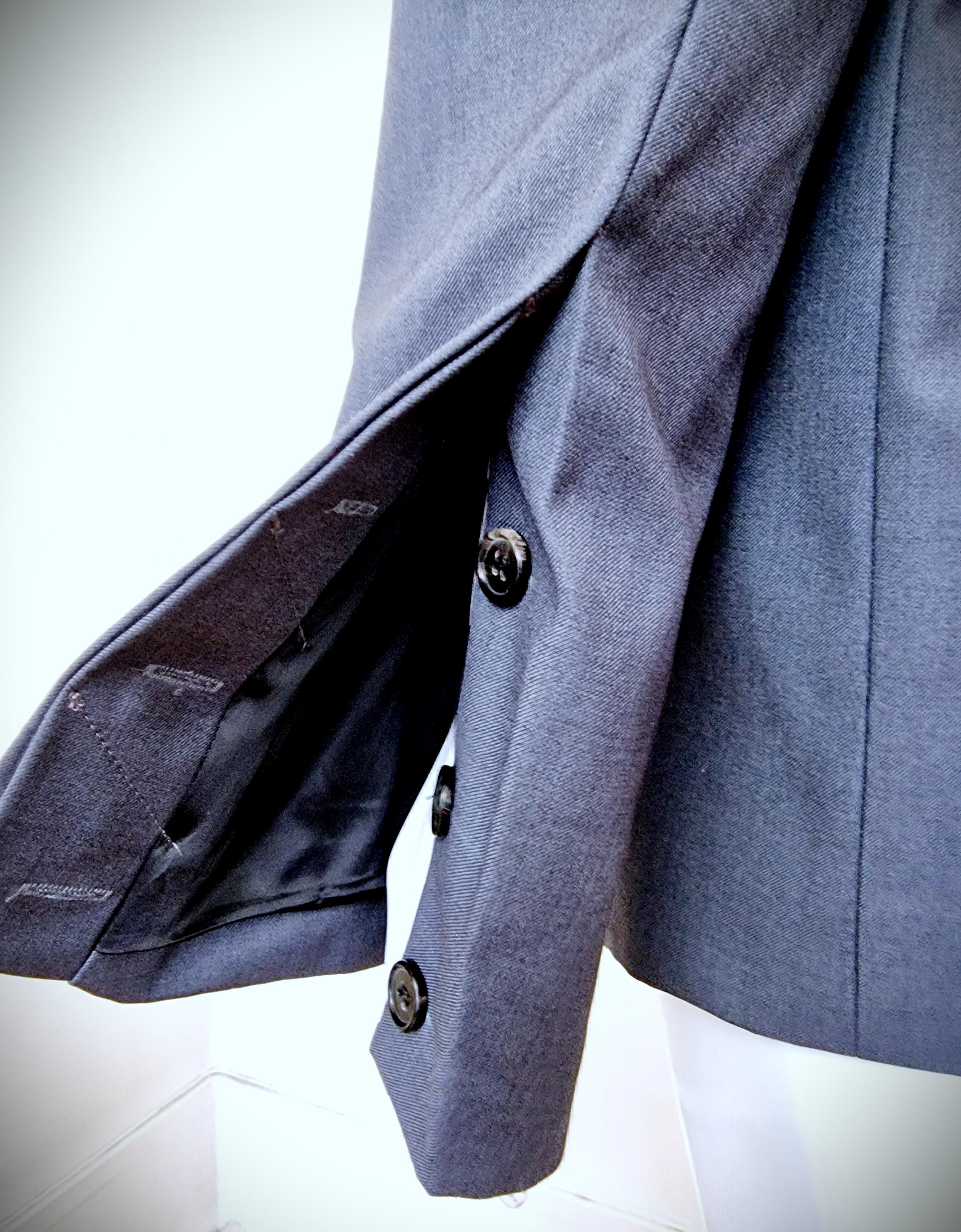 Y/project Button Back Deconstucted Open Cut Out Gray Panel Unisex Men ...