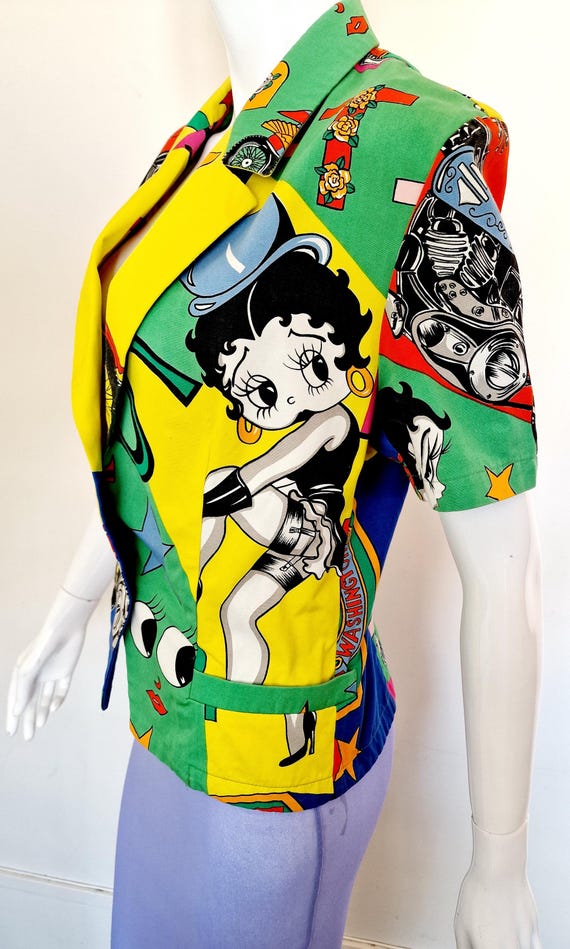 Gianni Versace Couture Betty Boop Cartoon Pop Art Mot… - Gem