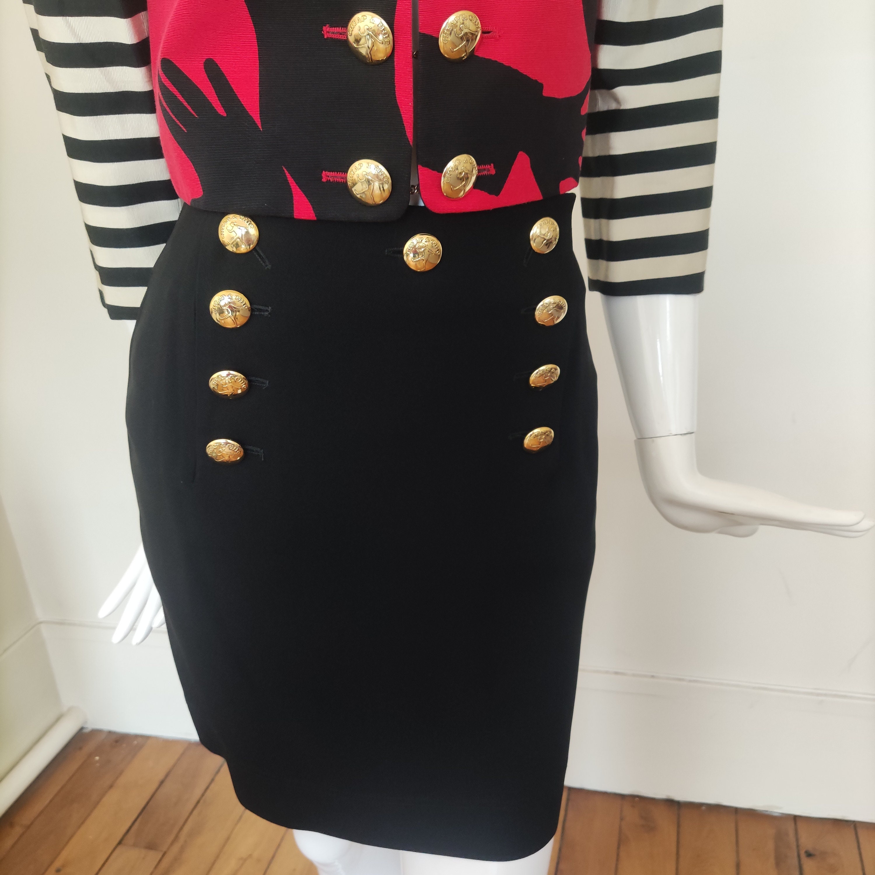 Moschino Cheap and Chic Olive Oyl Popeye Arms Legs Shadow the Nanny ...