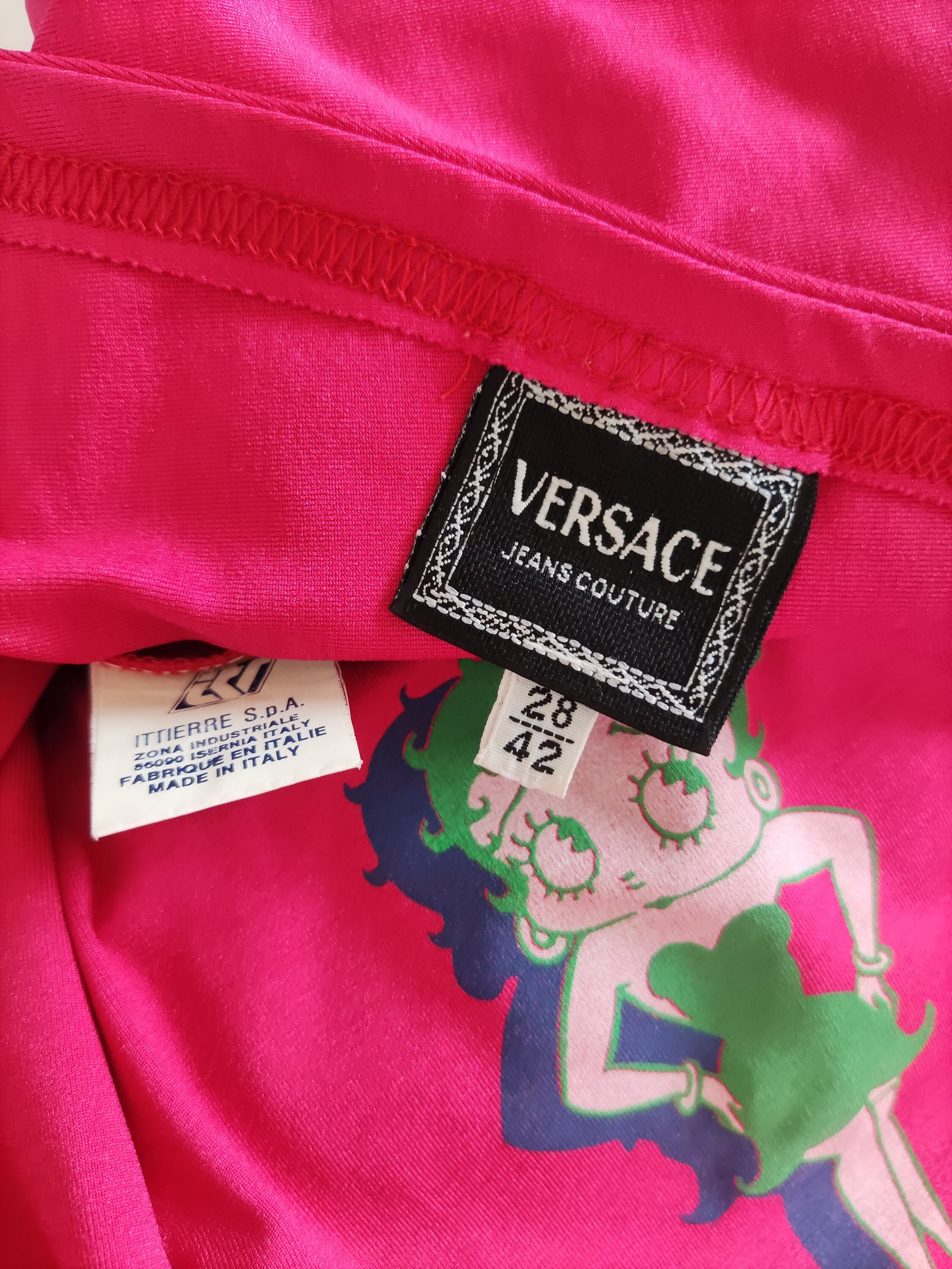 Vintage Gianni Versace Couture Betty Boop Cartoon Pop Art - Etsy