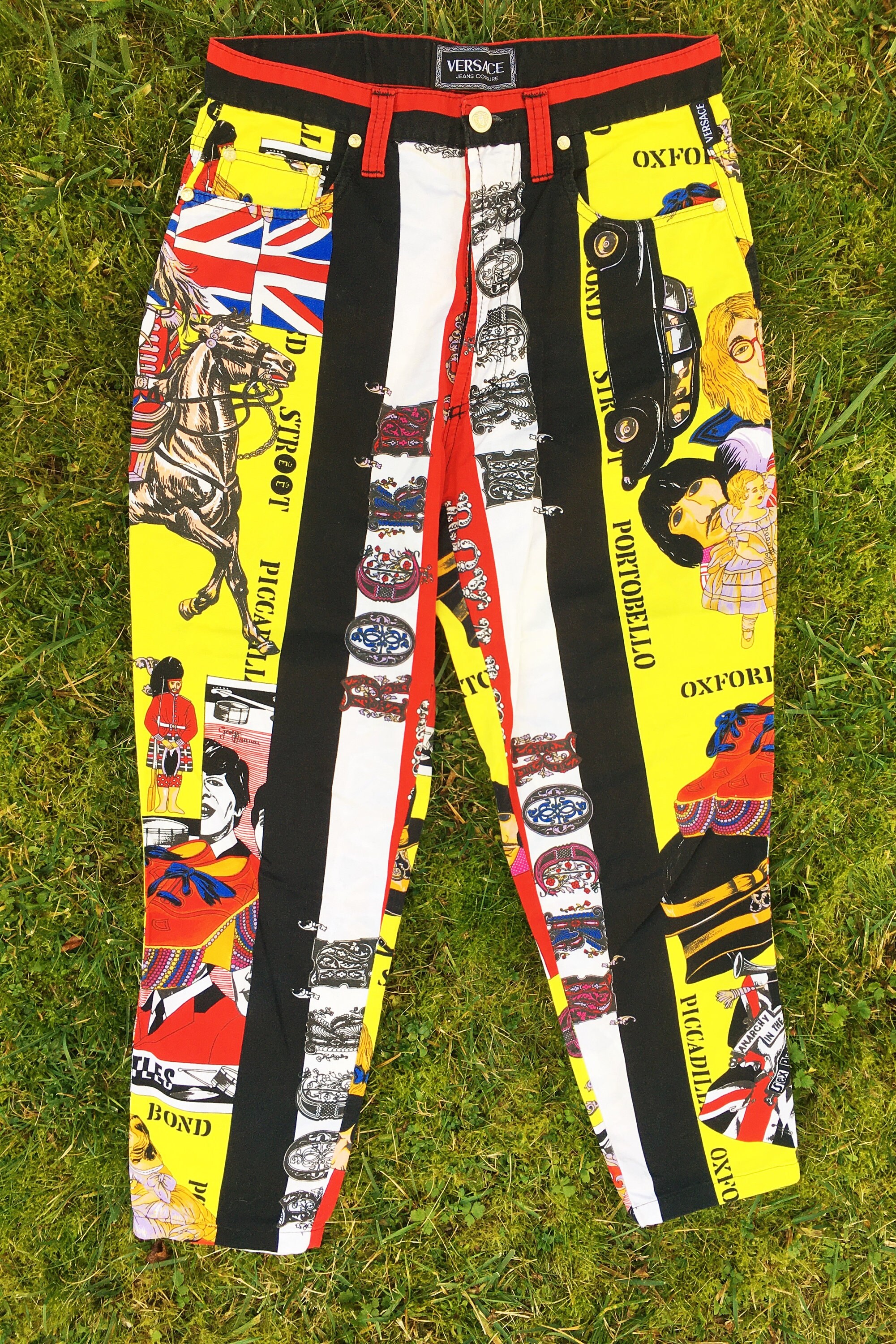 Vintage Gianni Versace Couture Beatles Oxford British Rock & Roll ...