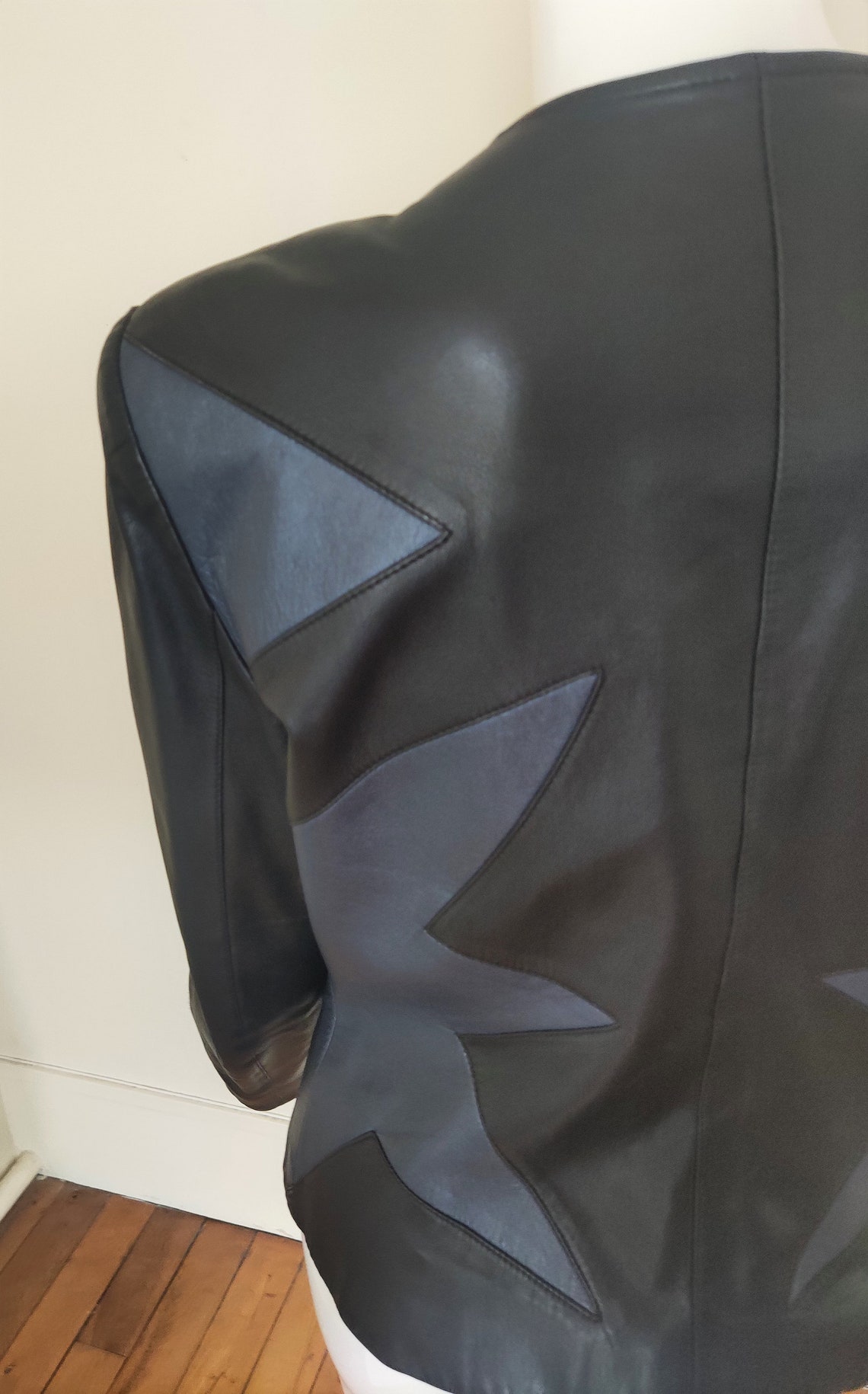 Thierry Mugler Leather Lamb Star Fringe Runway Wasp Waist Bee ...