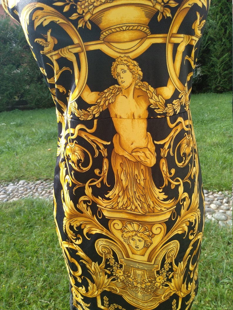 Iconic Atelier Gianni Versace Spring Summer 1992 Baroque Black Noire ...