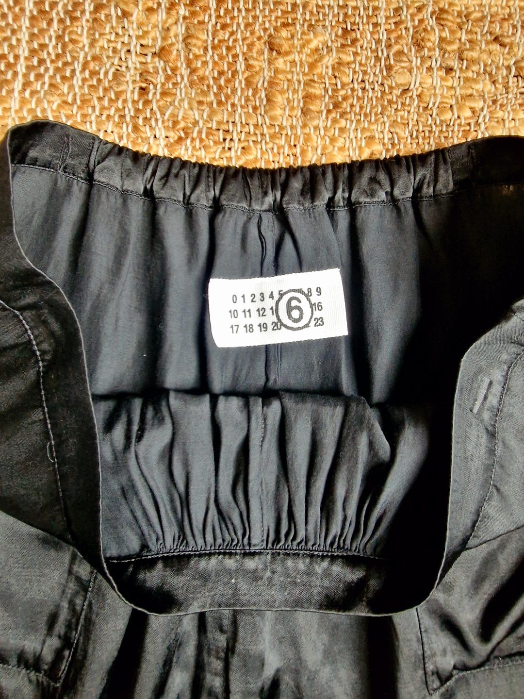 Martin Margiela Maison Front Pocket Deconstructed Grunge Black Small ...