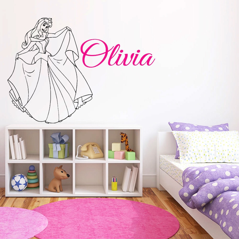 Sleeping Beauty Wall Decal - Etsy