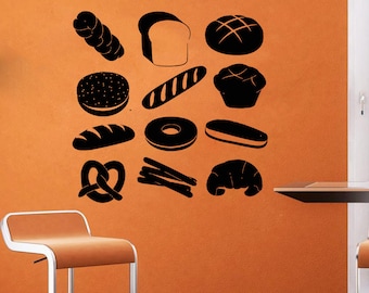 Fast food wall decal | Etsy