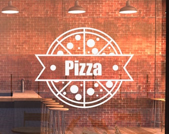 Pizza Wall Decal Vinyl Sticker for Pizzeria Decorations for Italian ...