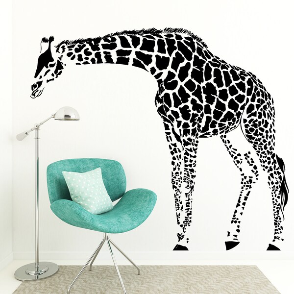 Giraffe Wall Sticker - Etsy