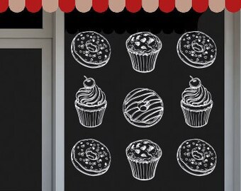 Bakery window decal | Etsy
