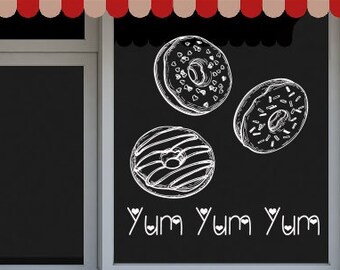Donut Window Decal - Etsy