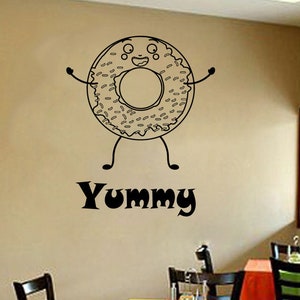 Donut Wall Decal | Donuts Wall Sticker | Donuts Window Decal T991 - Etsy