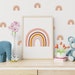 Boho Rainbow Wall Decals Rainbow Wall Stickers Rainbow | Etsy