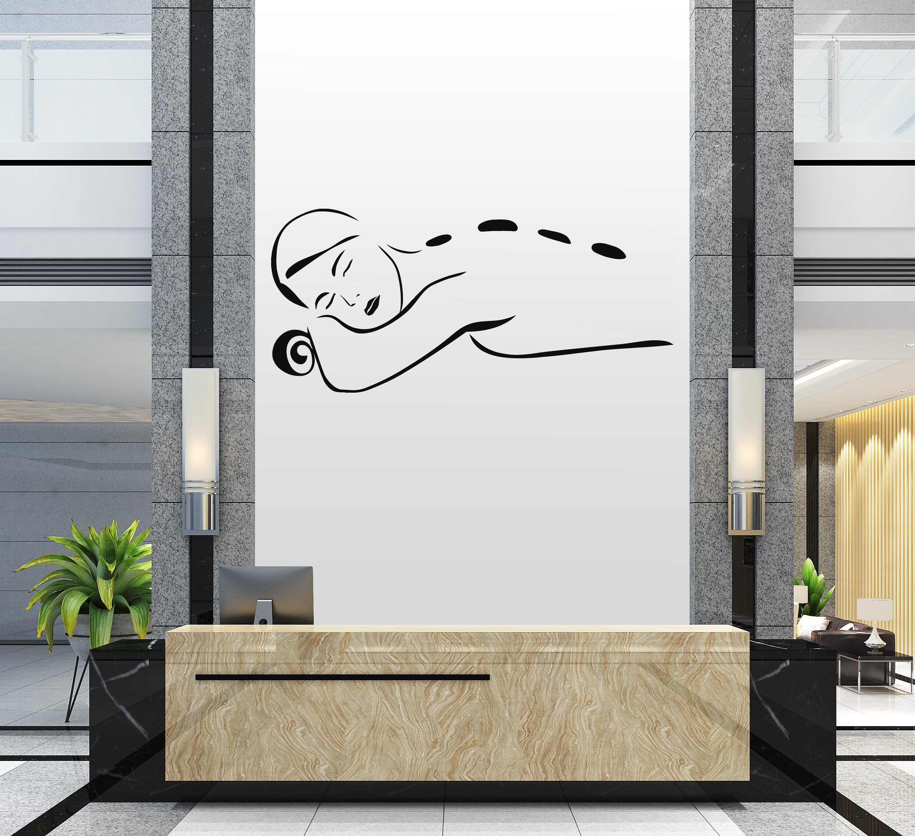 Spa Decal Wall Decal Window Sticker Beauty Salon Spa Decal - Etsy