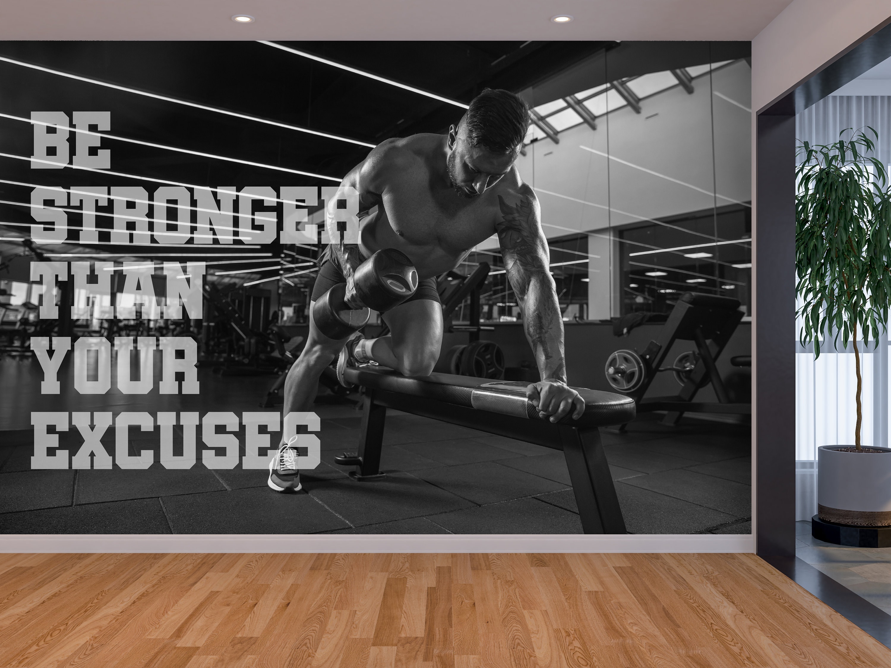 Workout Peel and Stick Wallpaper for Gym Self Adhesive - Etsy