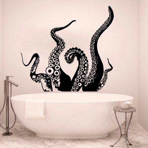 Octopus Tentacles Wall Decal Octopus Tentacles Wall Sticker | Etsy