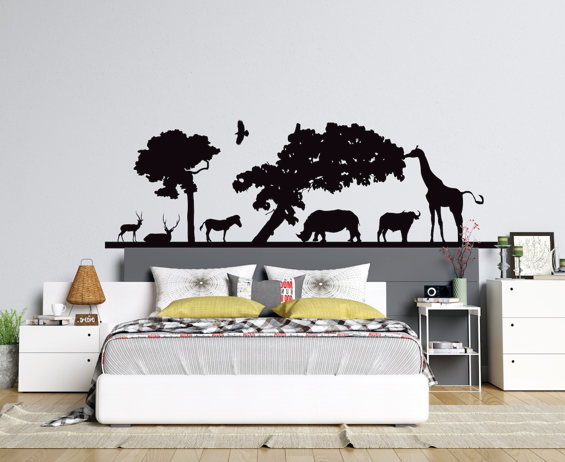 Africa Wall Decal Vinyl Stickers African Wild Pride Animals - Etsy