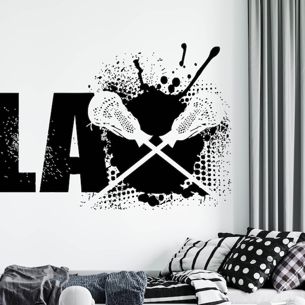 Lacrosse Decal - Etsy