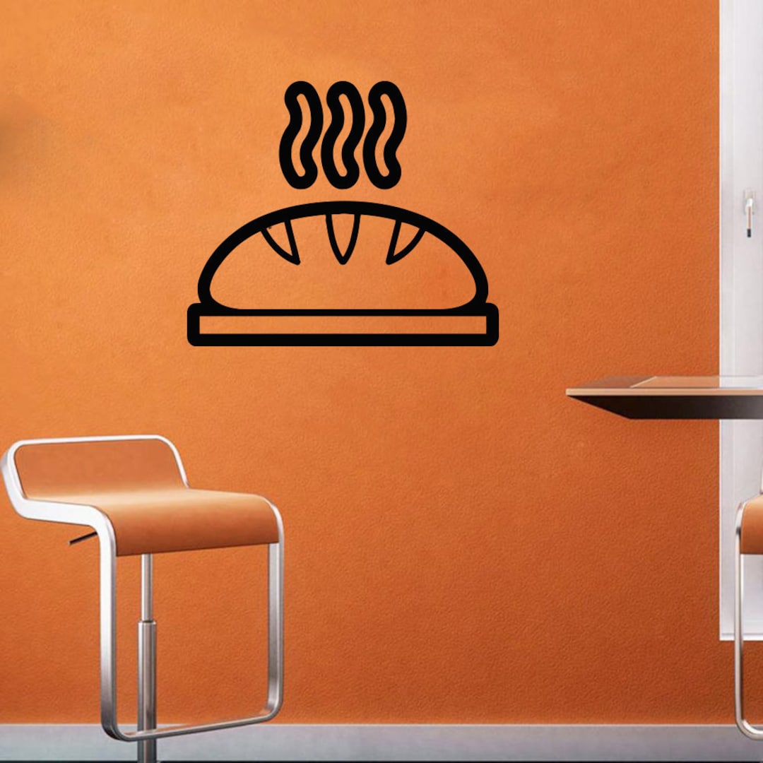 Burger Wall Decal | Burger Wall Sticker | Burgers Window Decal | Bakery ...