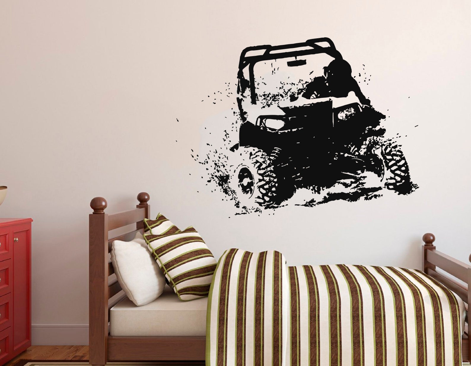Polariz RZR Wall Decal UTV Wall Sticker For Kids 5232 | Etsy