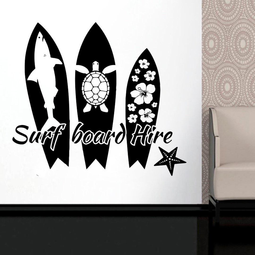 Surfing Surfer Board Wave Ocean Extreme Wall Sports Wall Decor Wall ...