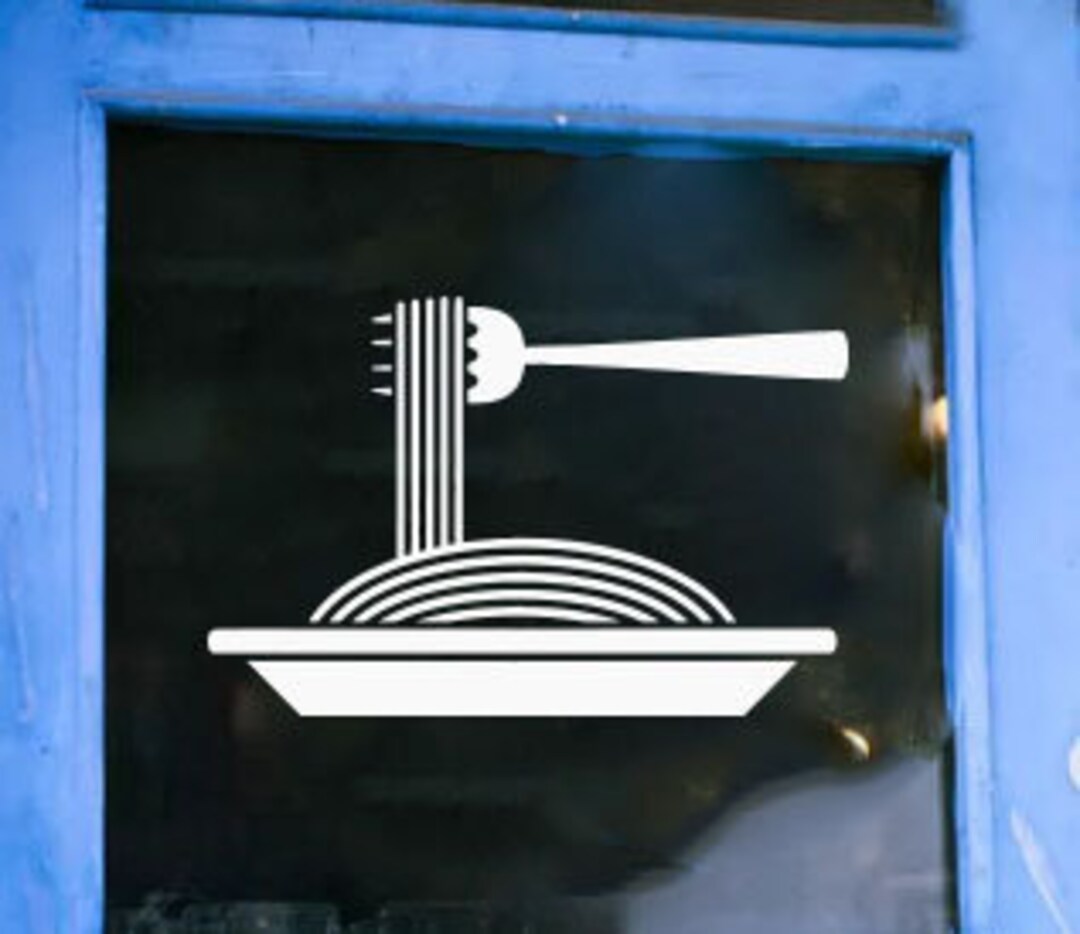 Wall Decal Window Sticker Italy Sticker Food Pizza Pasta Italian ...