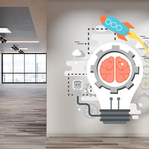 Think Big Office Wall Decal Teamwork Quote Wall Sticker Office Decor ...