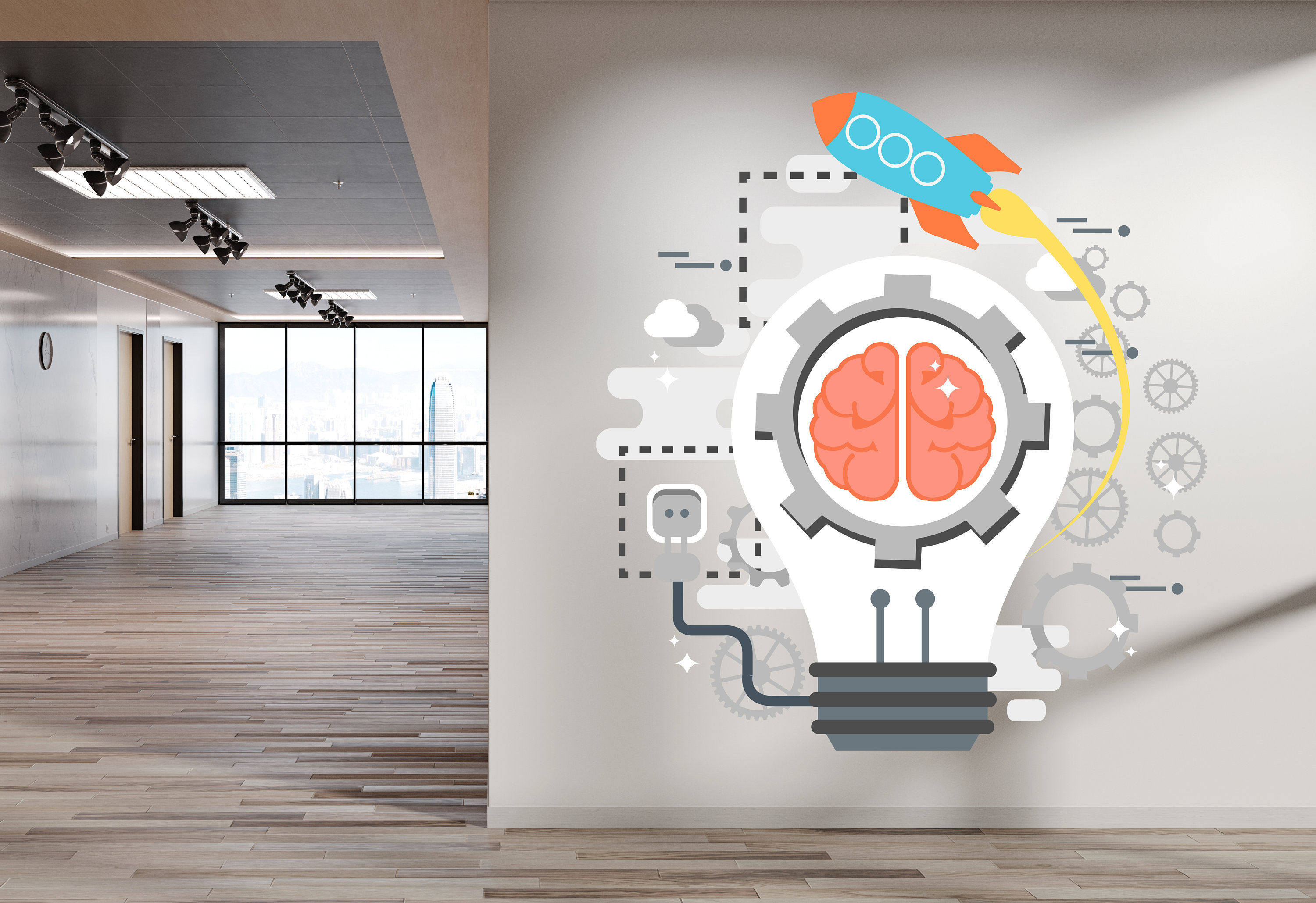 Think Big Office Wall Decal Teamwork Quote Wall Sticker Office | Etsy