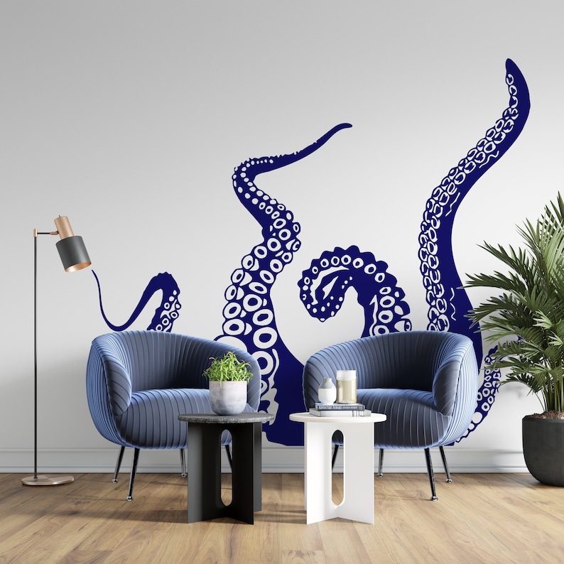 Octopus Tentacles Wall Decal Octopus Tentacles Wall Sticker - Etsy
