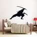 Ninja Wall Decal Samurai Wall Sticker Warrior Wall Decor Decals for ...