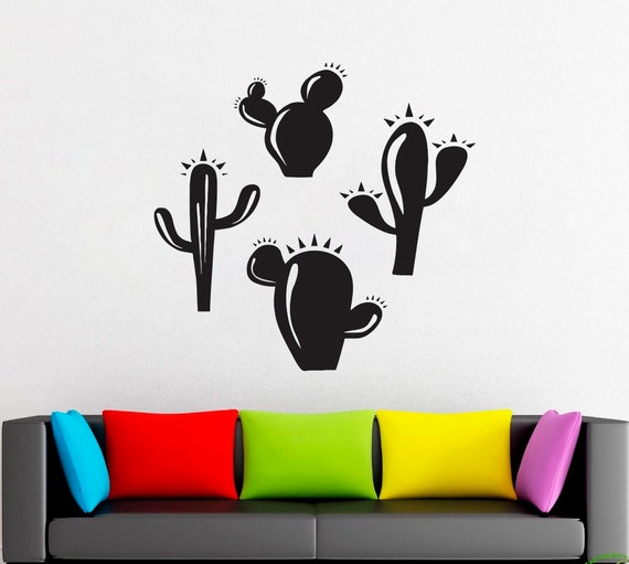 Cactus Decor Spines Flower Plant Giftwall Decorwall | Etsy