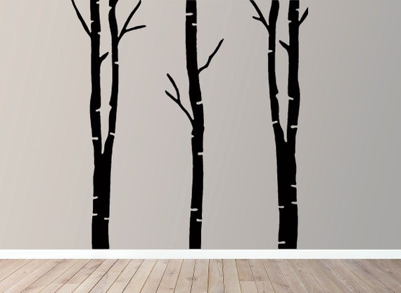 Tree Wall Decal Tree Branch Wall Sticker Tree Wall Decor | Etsy