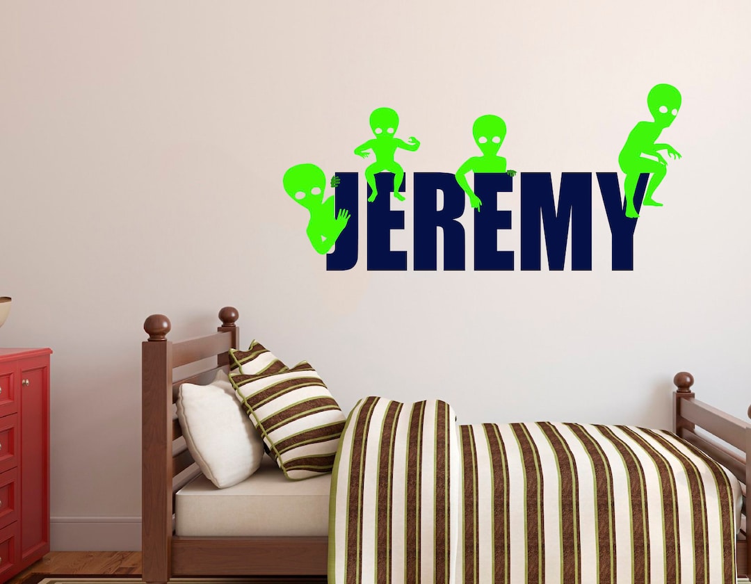 Alien Invasion Wall Decal Space Wall Sticker UFO Decals for Kids 5149 ...