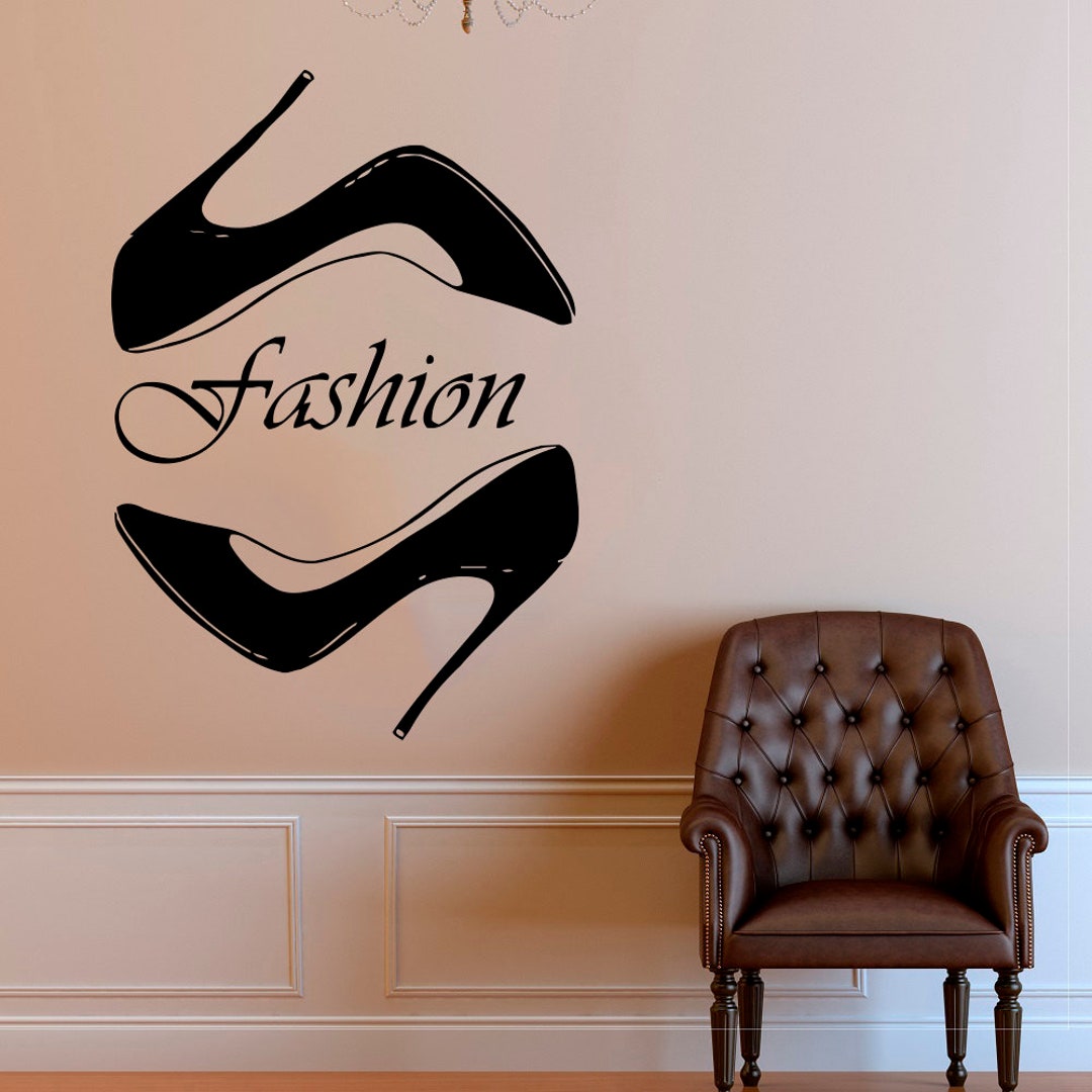Fashion, Wall Decal, Window Sticker, Style, Clothing, Boutique, Dress ...