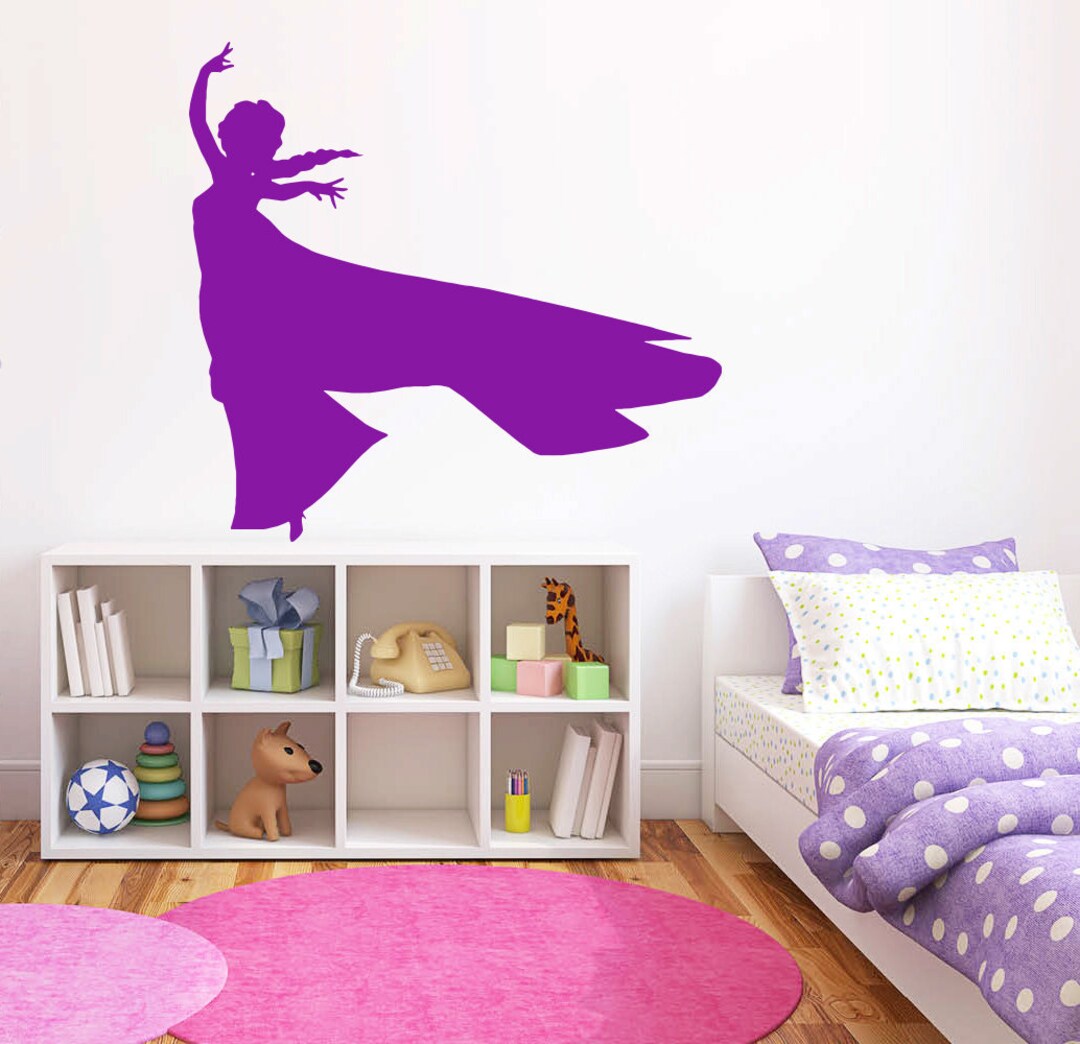 Princess Elsa Vinyl Wall Decal: Frozen Bedroom Decor DP24 - Etsy