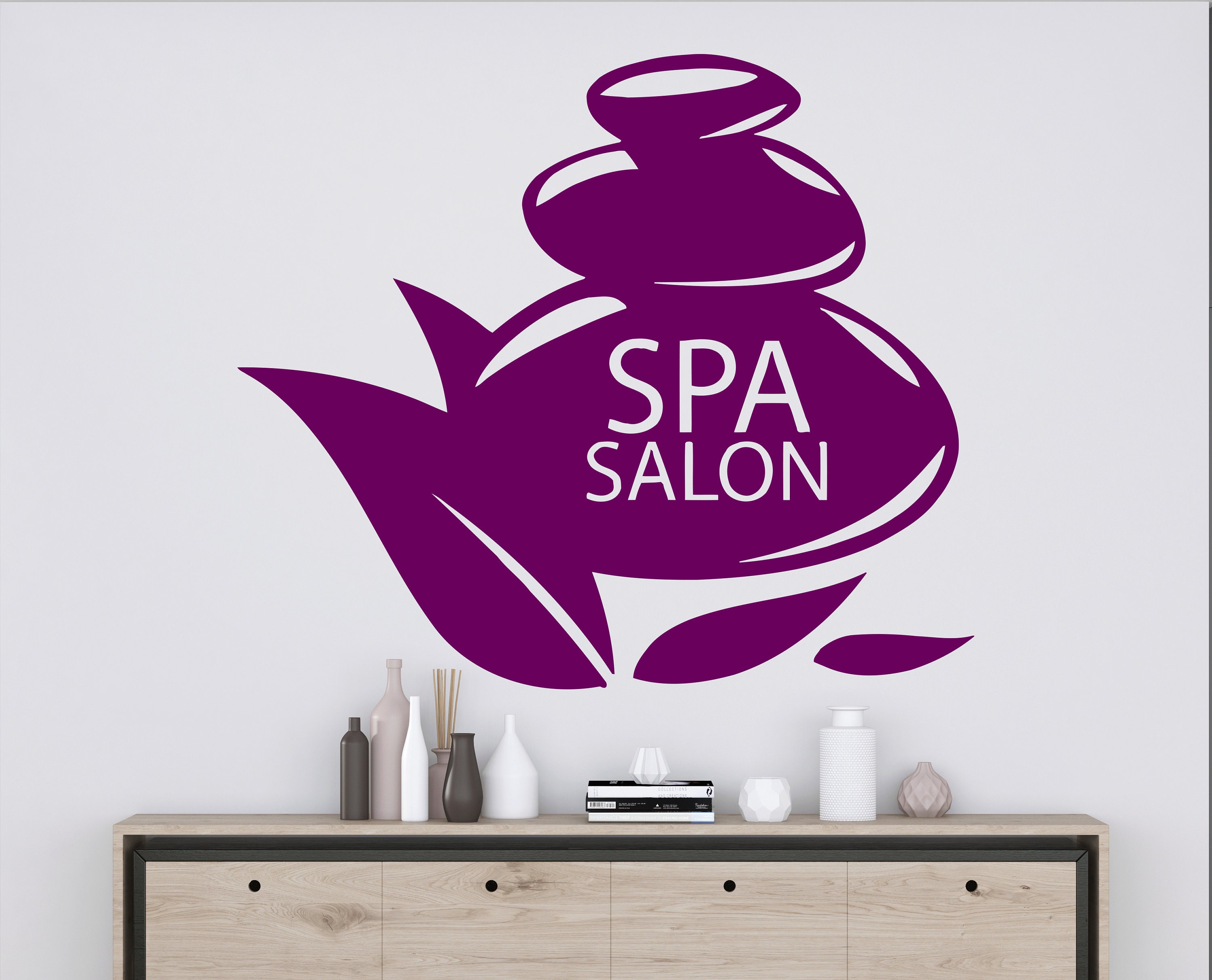 Spa Salon Wall Decals Facials Skincare Quote Wall Sticker Etsy Uk