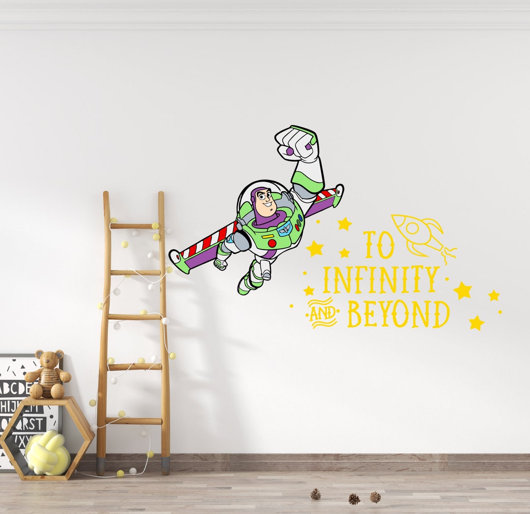 Toy Story Wall Decal to Infinity and Beyond Wall Sticker Cus204 - Etsy