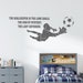 Goalkeeper Soccer Wall Decal Soccer Player Wall Sticker Soccer Wall ...