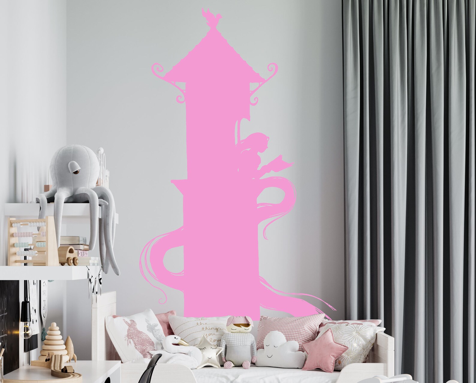 Rapunzel Tower Wall Decal Rapunzel Wall Decor Rapunzel - Etsy