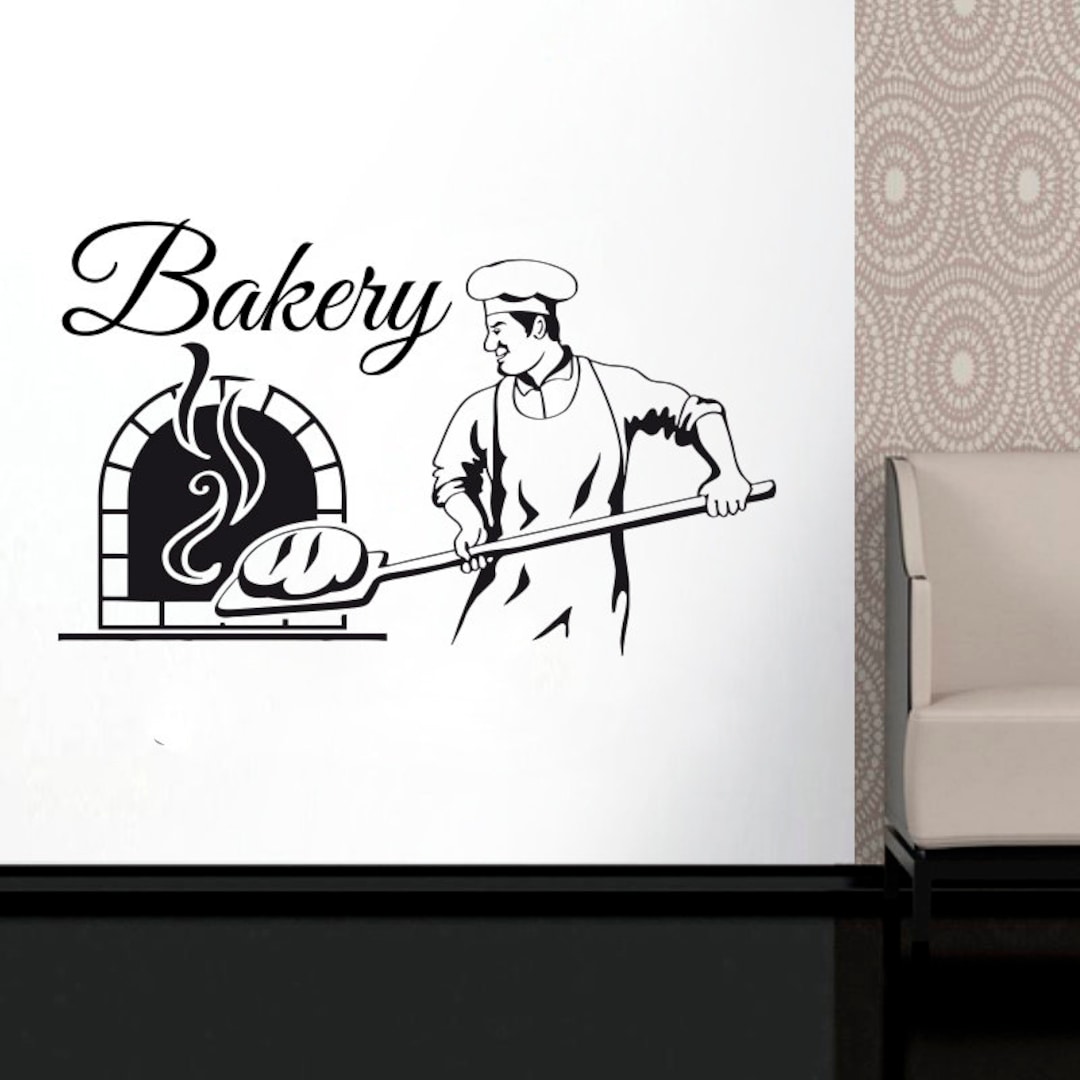 Bakery Wall Decal | Bakery Wall Sticker | Bakery Window Decal 4419 - Etsy