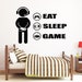Gamer Wall Decal Video Games Wall Sticker Controller Wall - Etsy