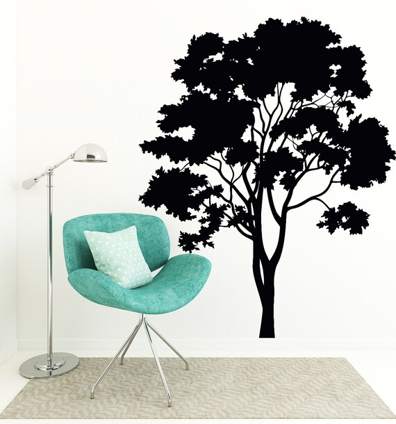 Tree Wall Decal Tree Branch Wall Sticker Tree Wall Decor | Etsy