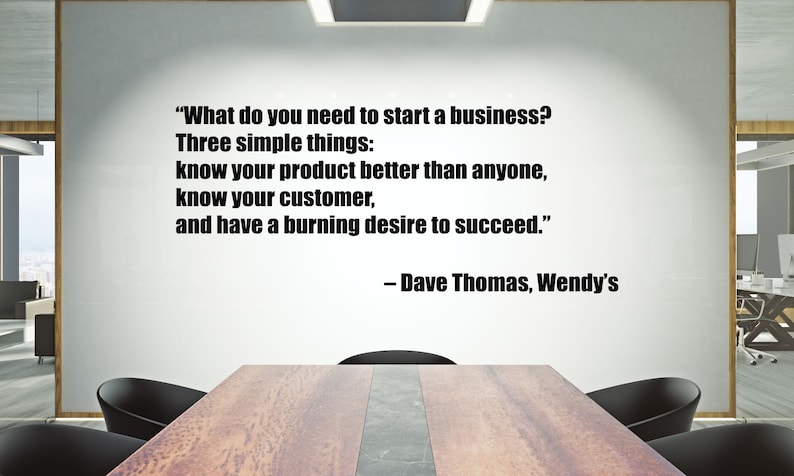 Office Wall Decal Teamwork Quote Wall Sticker Office Decor | Etsy