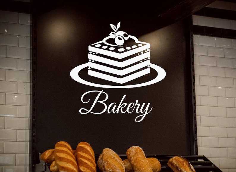 Bakery Wall Decal Bakery Wall Sticker Bakery Window Decal - Etsy