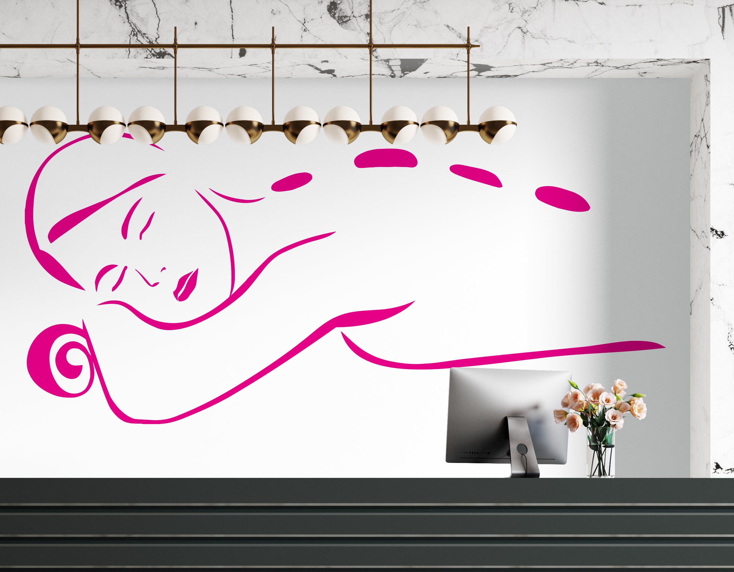 Spa Decal Wall Decal Window Sticker Beauty Salon Spa Decal | Etsy