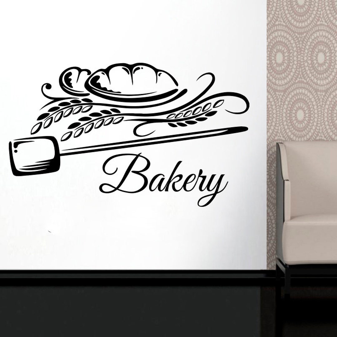 Bakery Wall Decal | Bakery Wall Sticker | Bakery Window Decal 4416 - Etsy