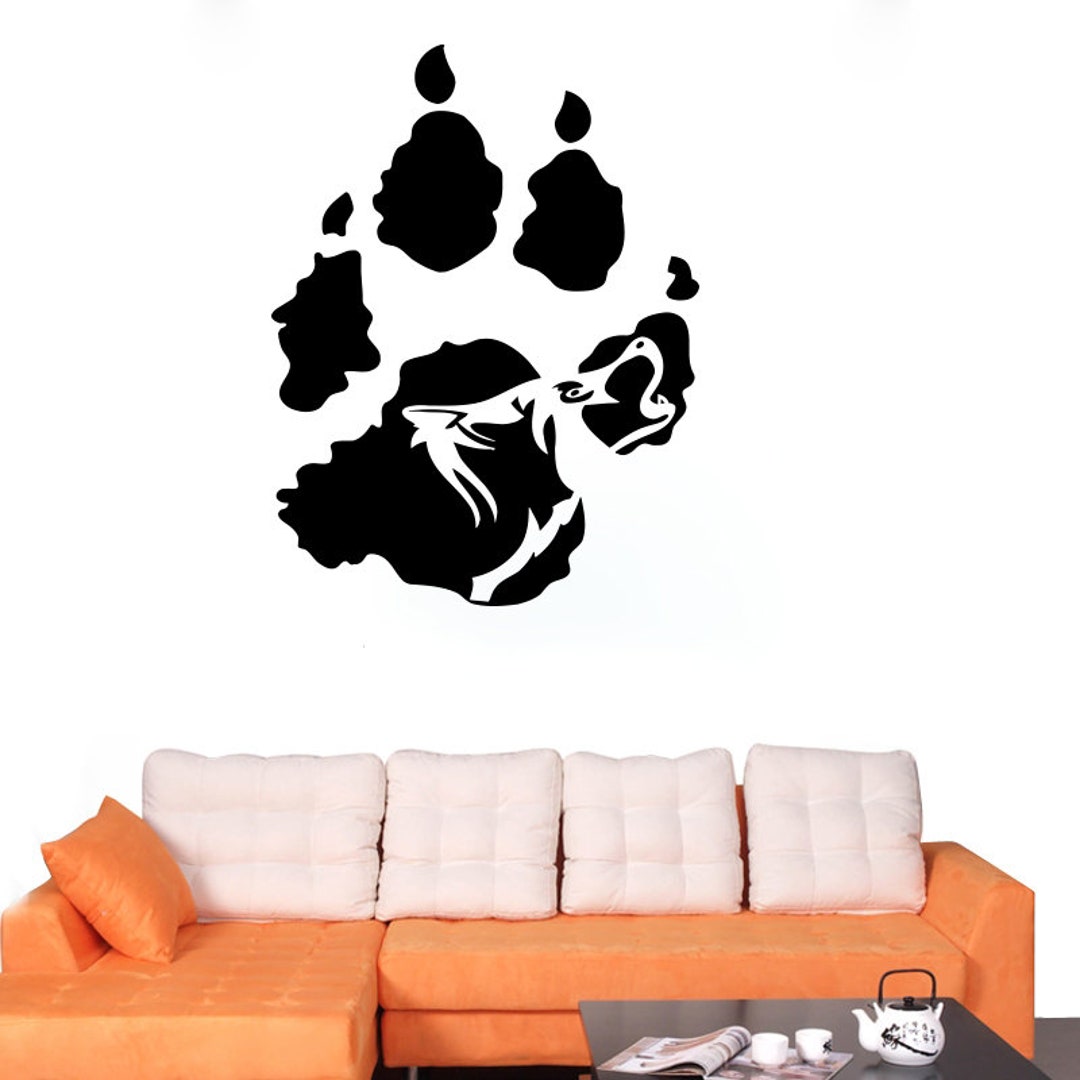 Wolf Beast Werewolf Predator Howl Animals Wall Decor Wall Decal Car ...
