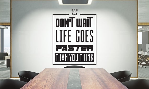 Office Wall Decal Teamwork Quote Wall Sticker Office Decor | Etsy