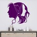Hair Salon Wall Window Decal Sticker Hair Stylist Hair Tools - Etsy