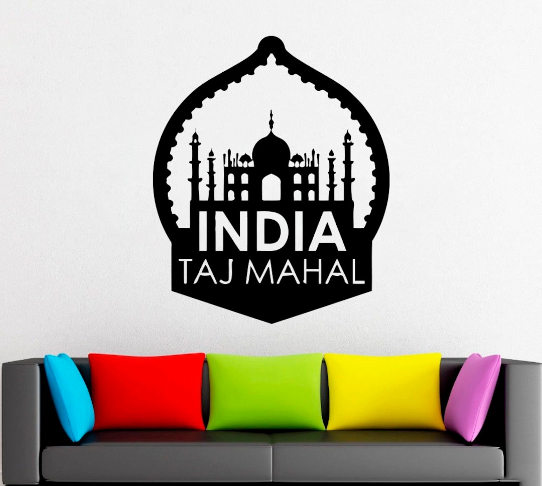 India Yoga Elephant Buddha Indian Decal Window Sticker Room Vinyl ...